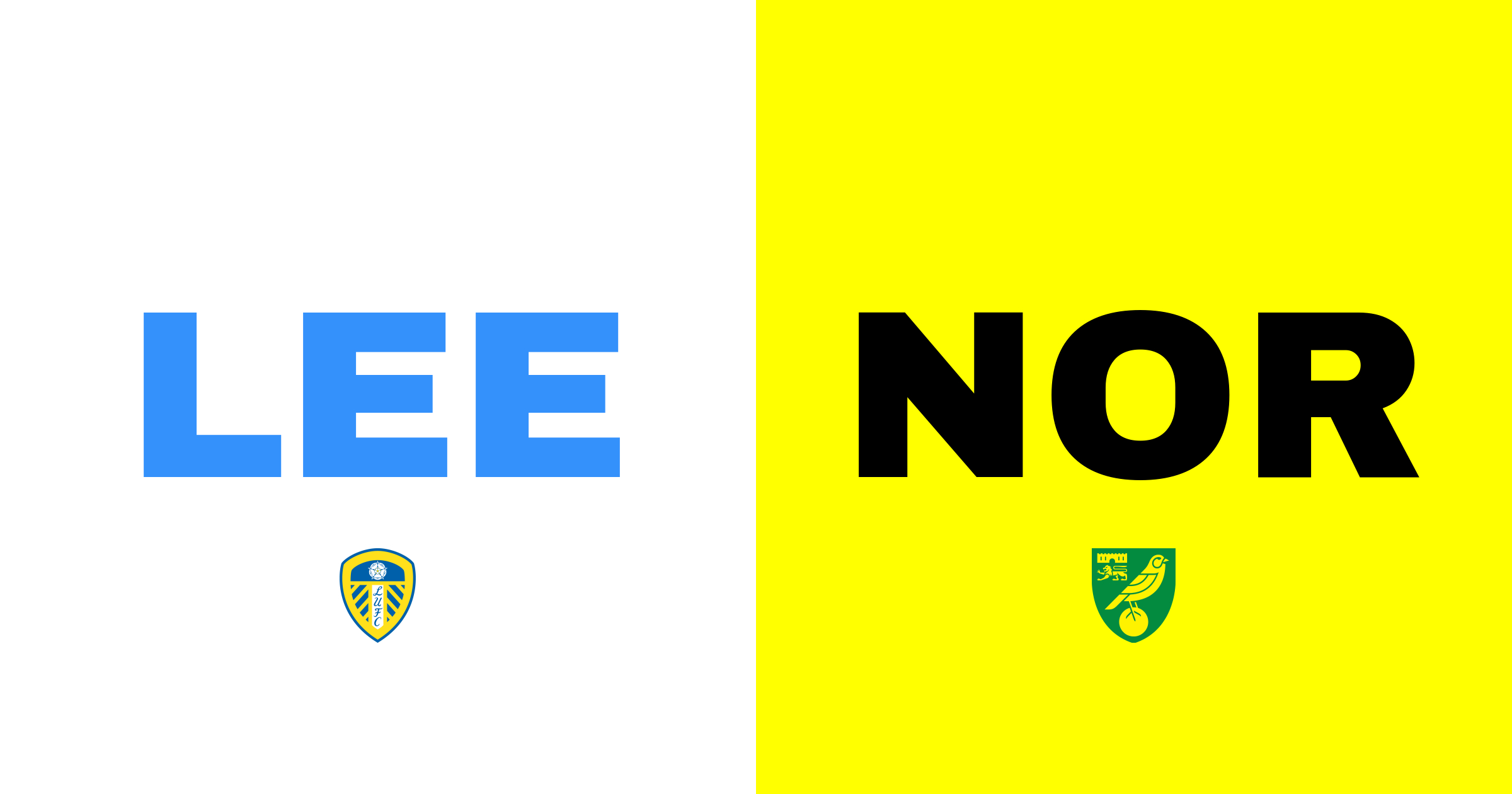 Leeds vs Norwich - Championship 2024/25 | goaltail.com
