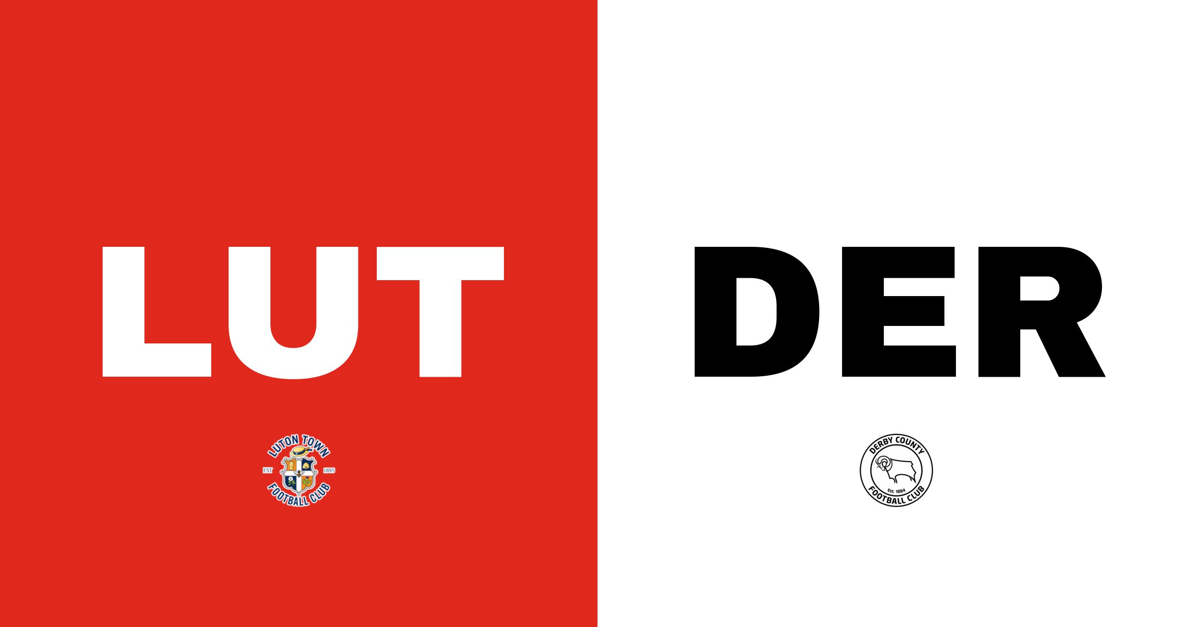 Luton vs Derby - Championship 2024/25 | goaltail.com