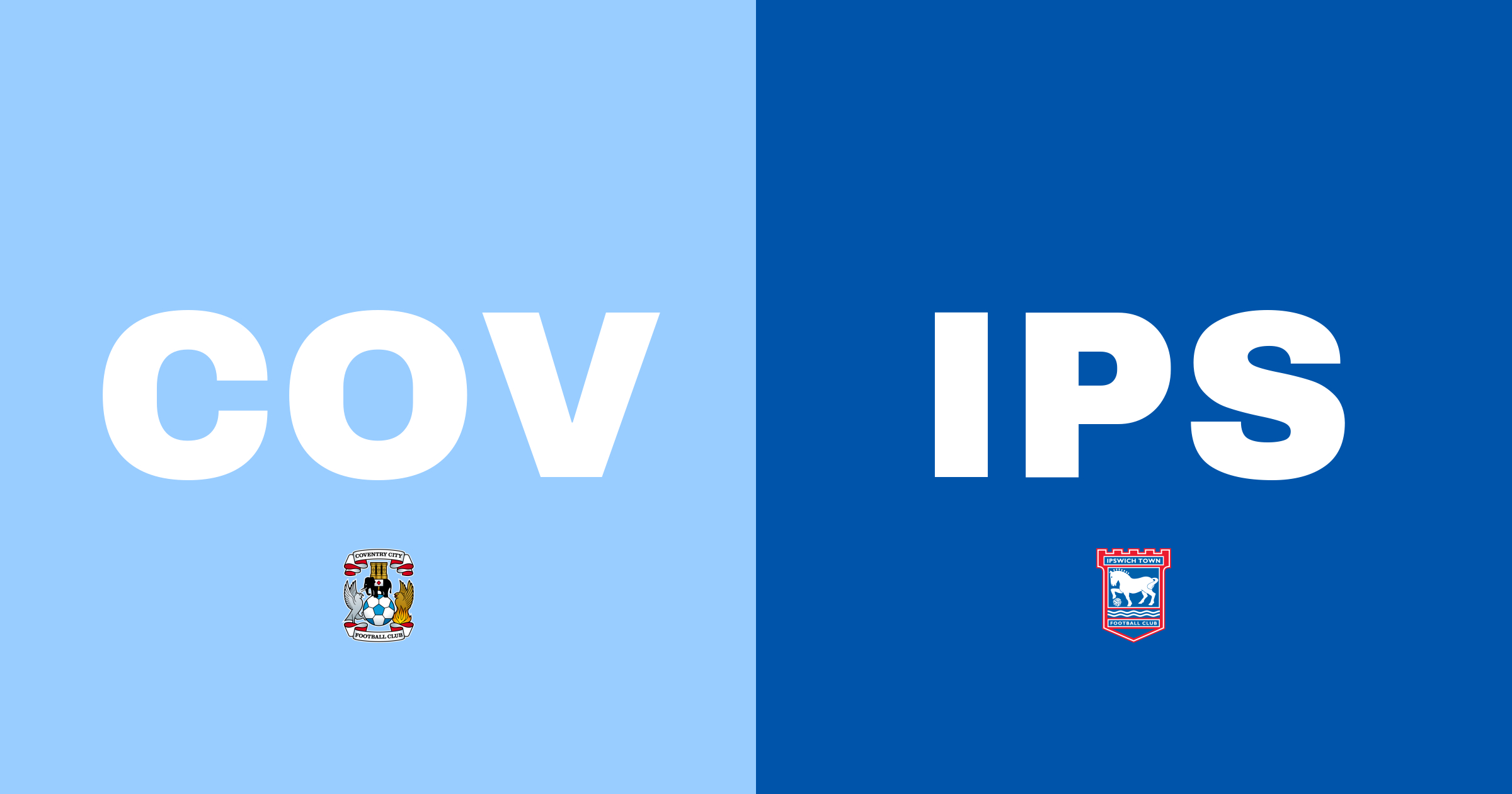 Coventry vs Ipswich - Championship 2025/26 | goaltail.com