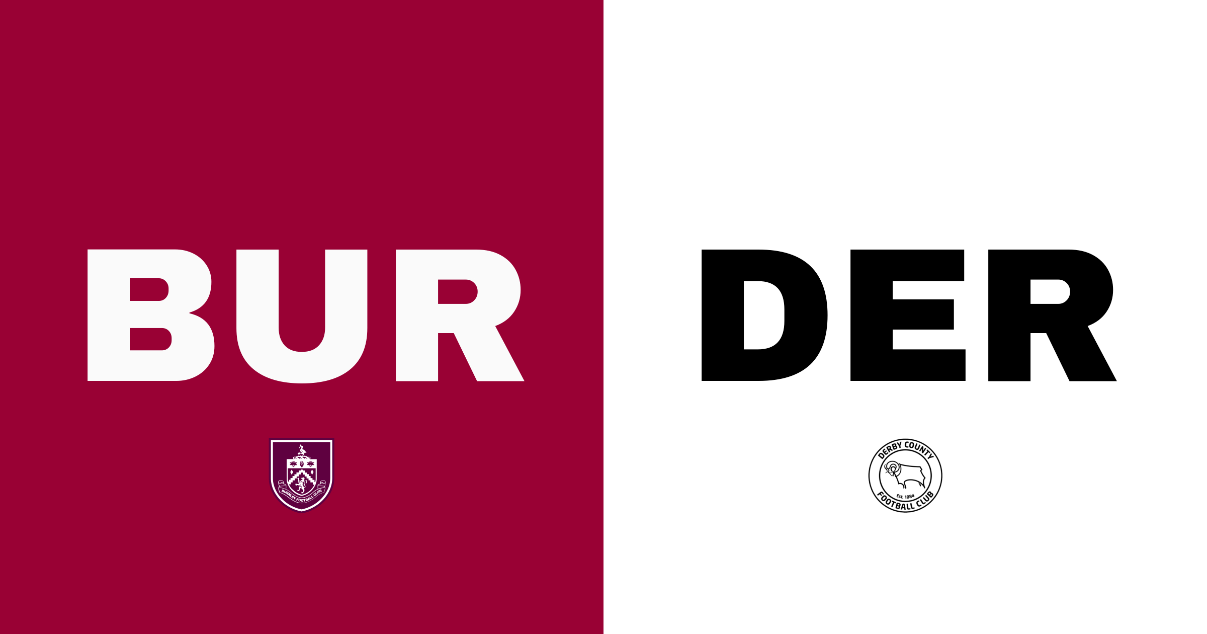 Burnley vs Derby - League Cup 2025/26 | goaltail.com