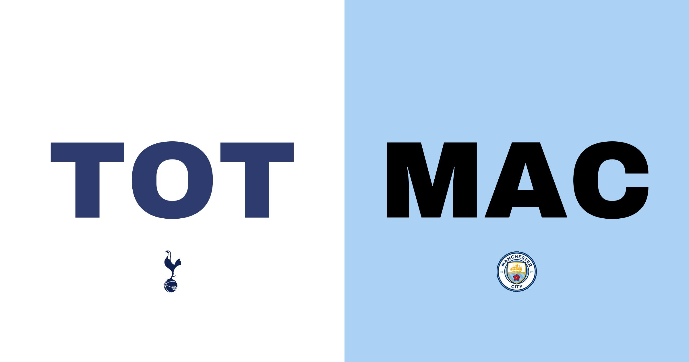 Tottenham vs Manchester City - Premier League 2025/26 | goaltail.com