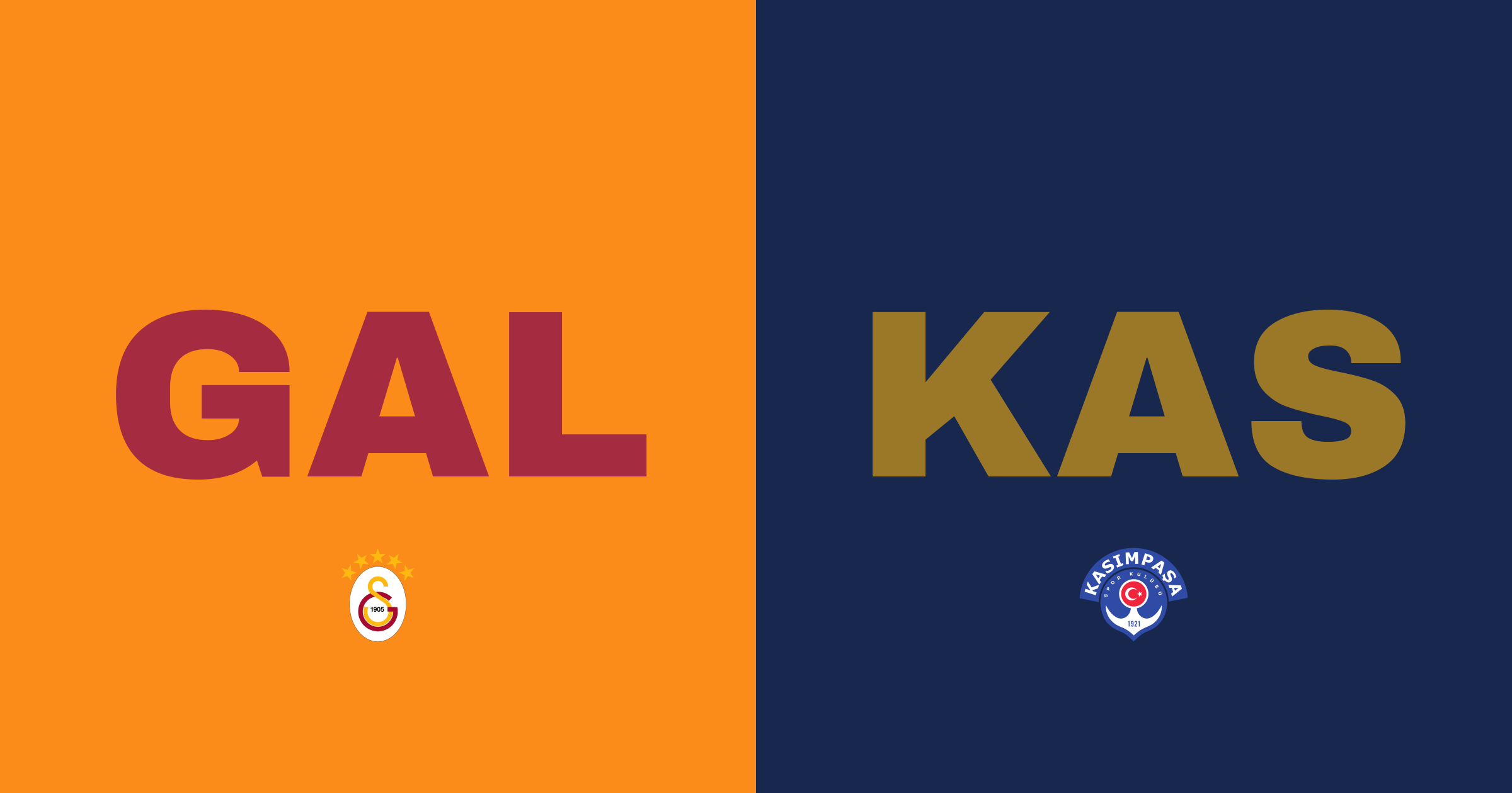 Galatasaray vs Kasimpasa - Süper Lig 2024/25 | goaltail.com
