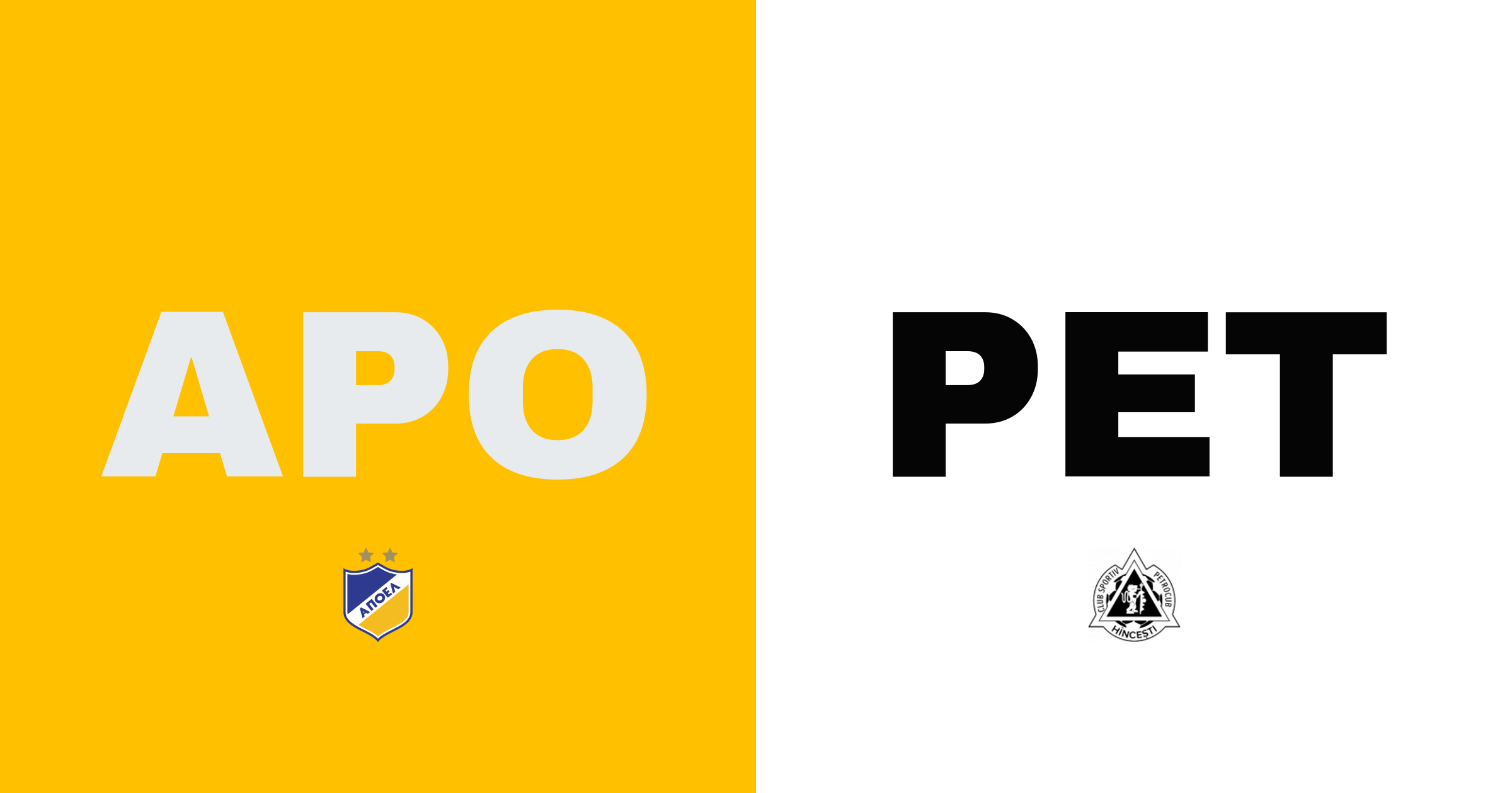Apoel Nicosia vs Petrocub - UEFA Champions League 2024/25 | goaltail.com