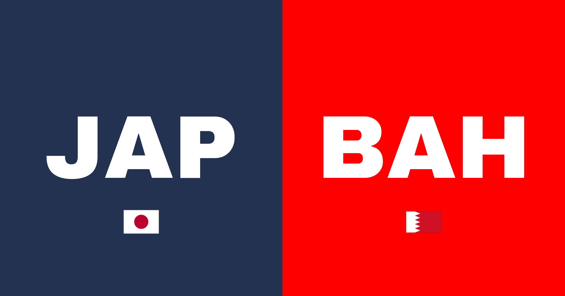 Japan vs Bahrain - World Cup - Qualification Asia 2023/25 | goaltail.com